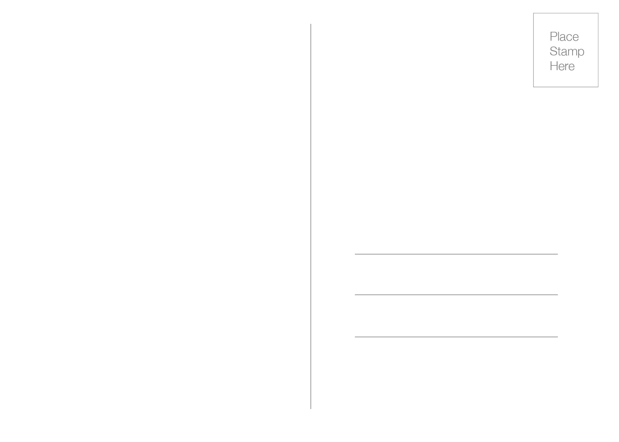 4 Postcard Template HQ Printable Documents