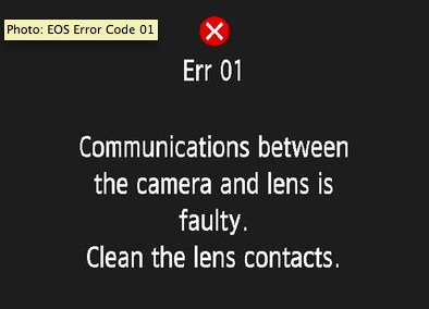 Photographer's Guide to Canon DSLR Error Codes - The Digital Story
